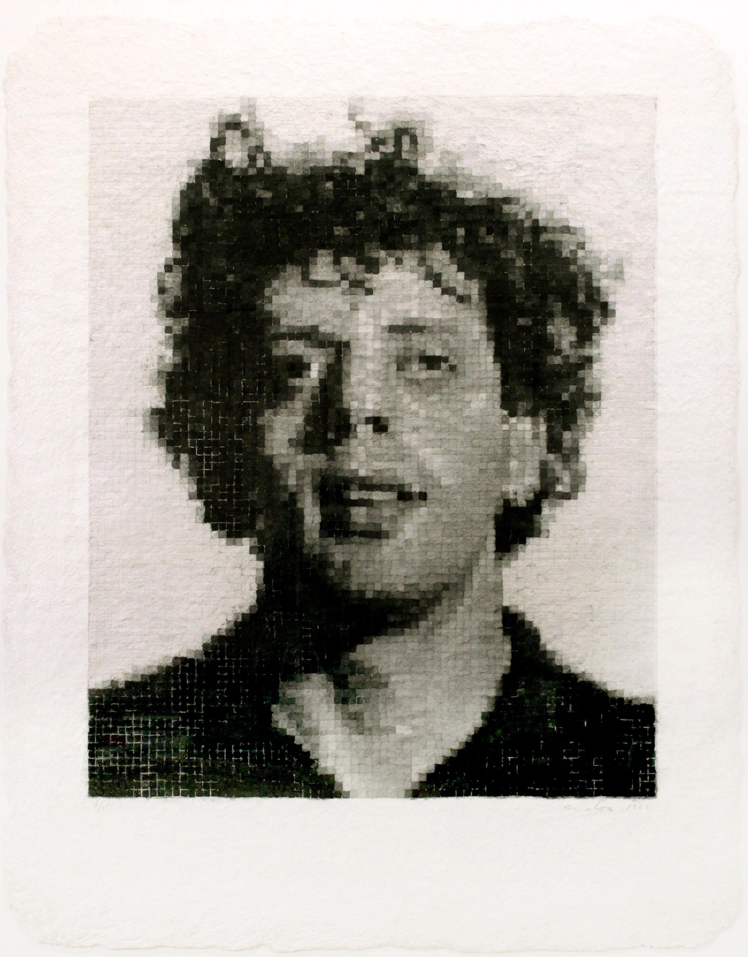 Chuck Close Self Portrait 2004