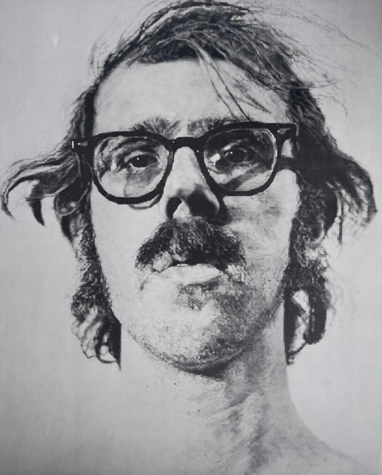 Chuck Close - Chuck Close Big Self-Portrait exhibition poster 1973 For ...