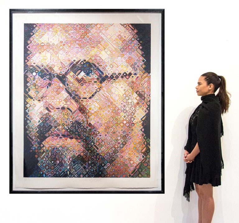 Chuck Close - Self-Portrait, 2000 For Sale at 1stDibs