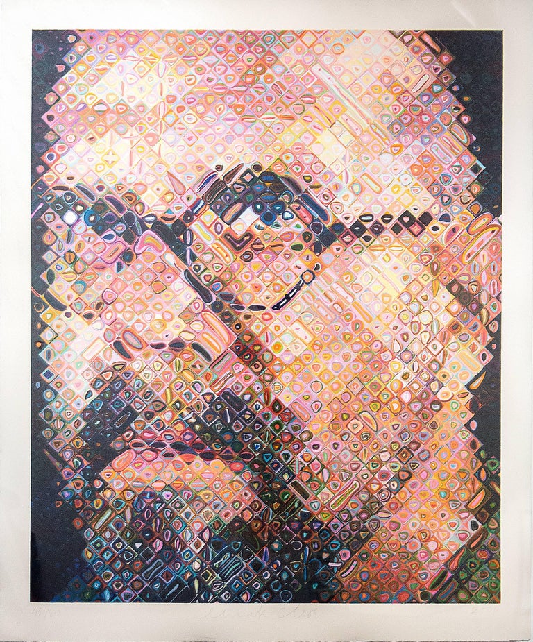 Chuck Close - Self-Portrait, 2000 For Sale at 1stDibs