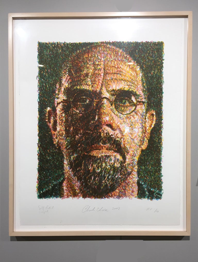 Chuck Close - Self Portrait For Sale at 1stDibs