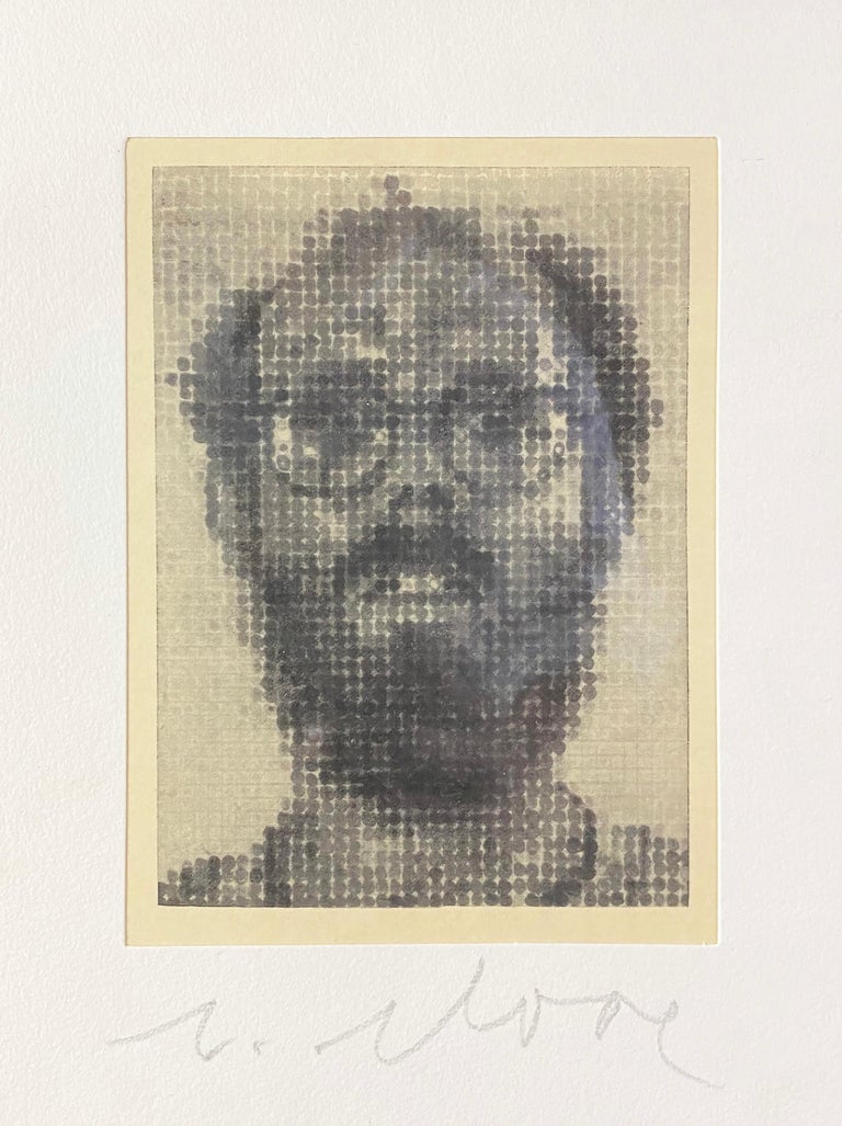 Chuck Close - Self-Portrait For Sale at 1stDibs