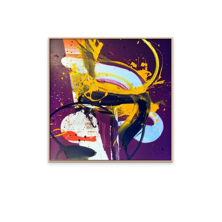Chuck Hipsher - Alignment, (Abstract Expressionist Painting on Canvas ...