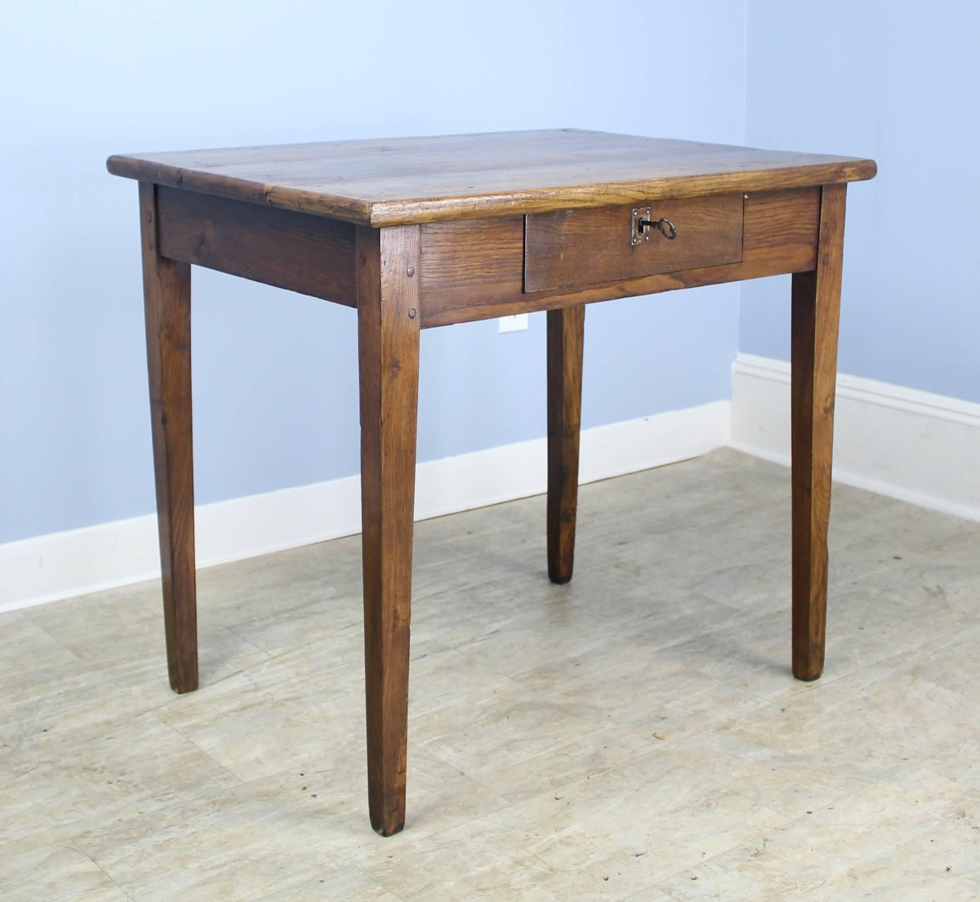 Chunky Antique Oak Side Table at 1stDibs | vintage oak side table ...