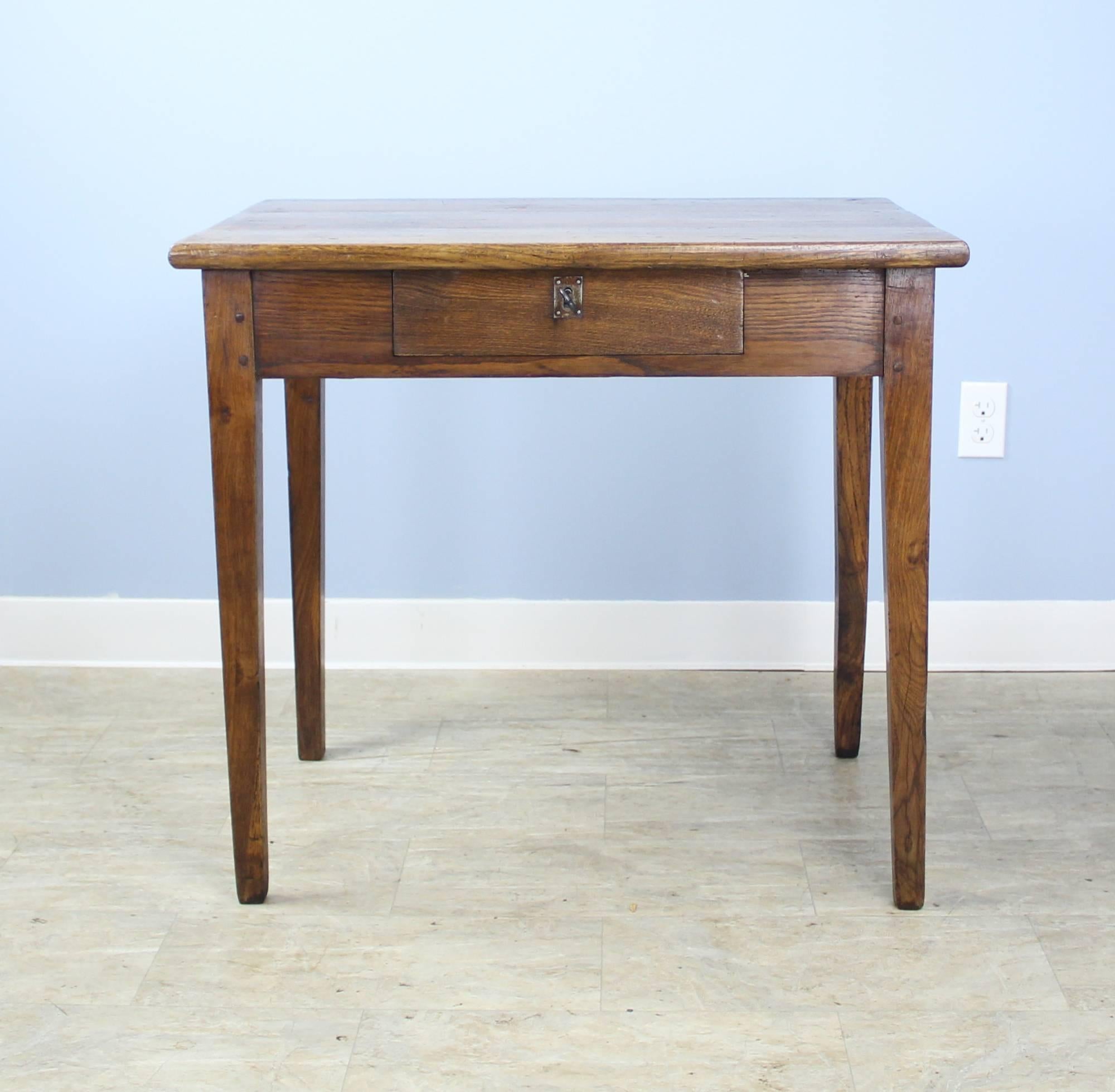 Chunky Antique Oak Side Table at 1stDibs | vintage oak side table ...