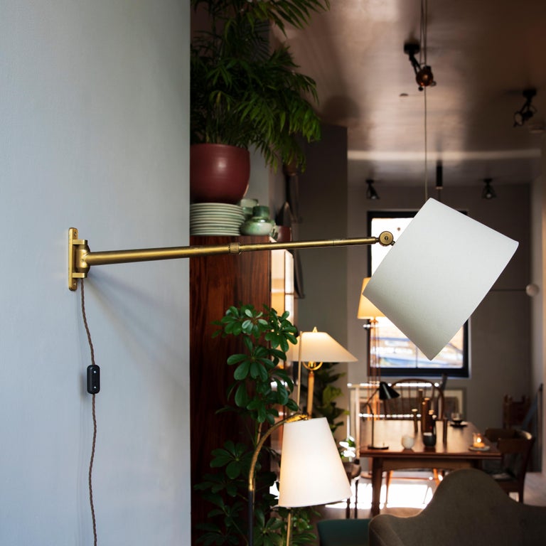 Chunky Articulated Wall Light from Denmark, 1950s For Sale at 1stDibs