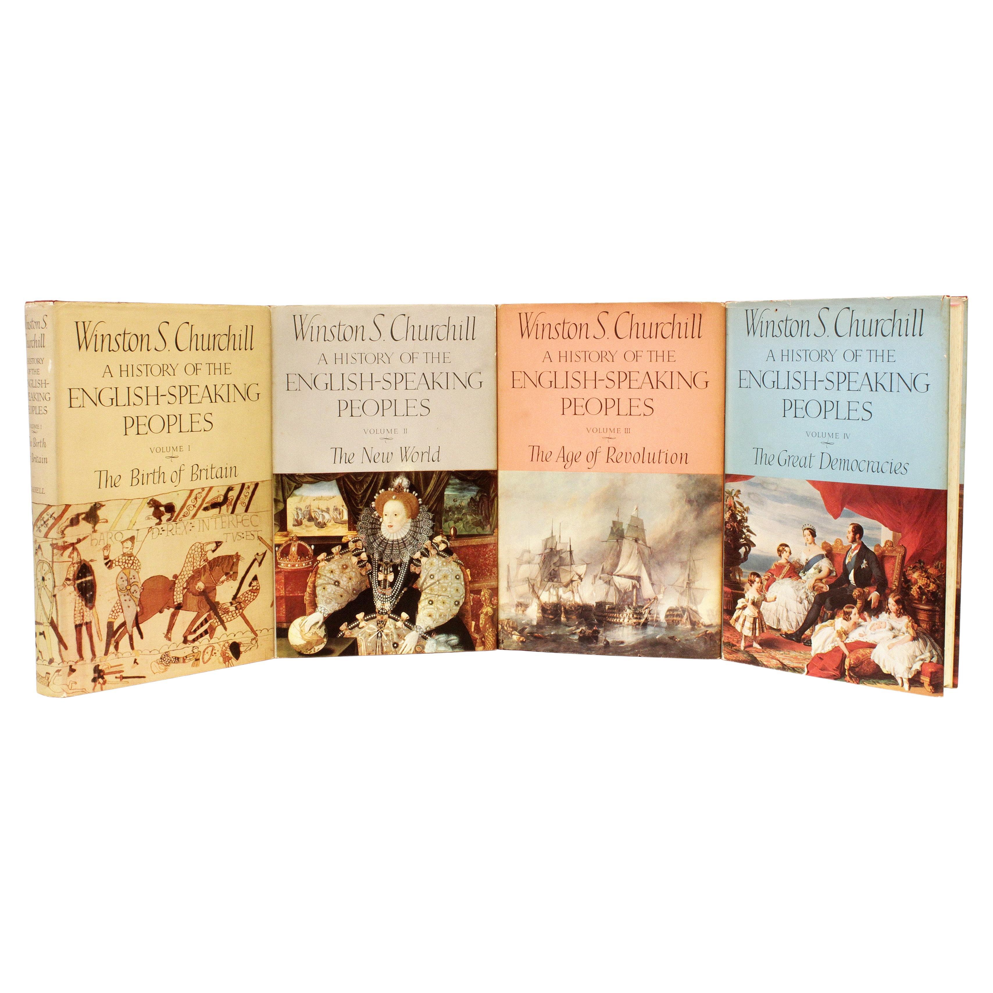 Churchill, the Second World War, All First Editions, 6 Volumes, with ...