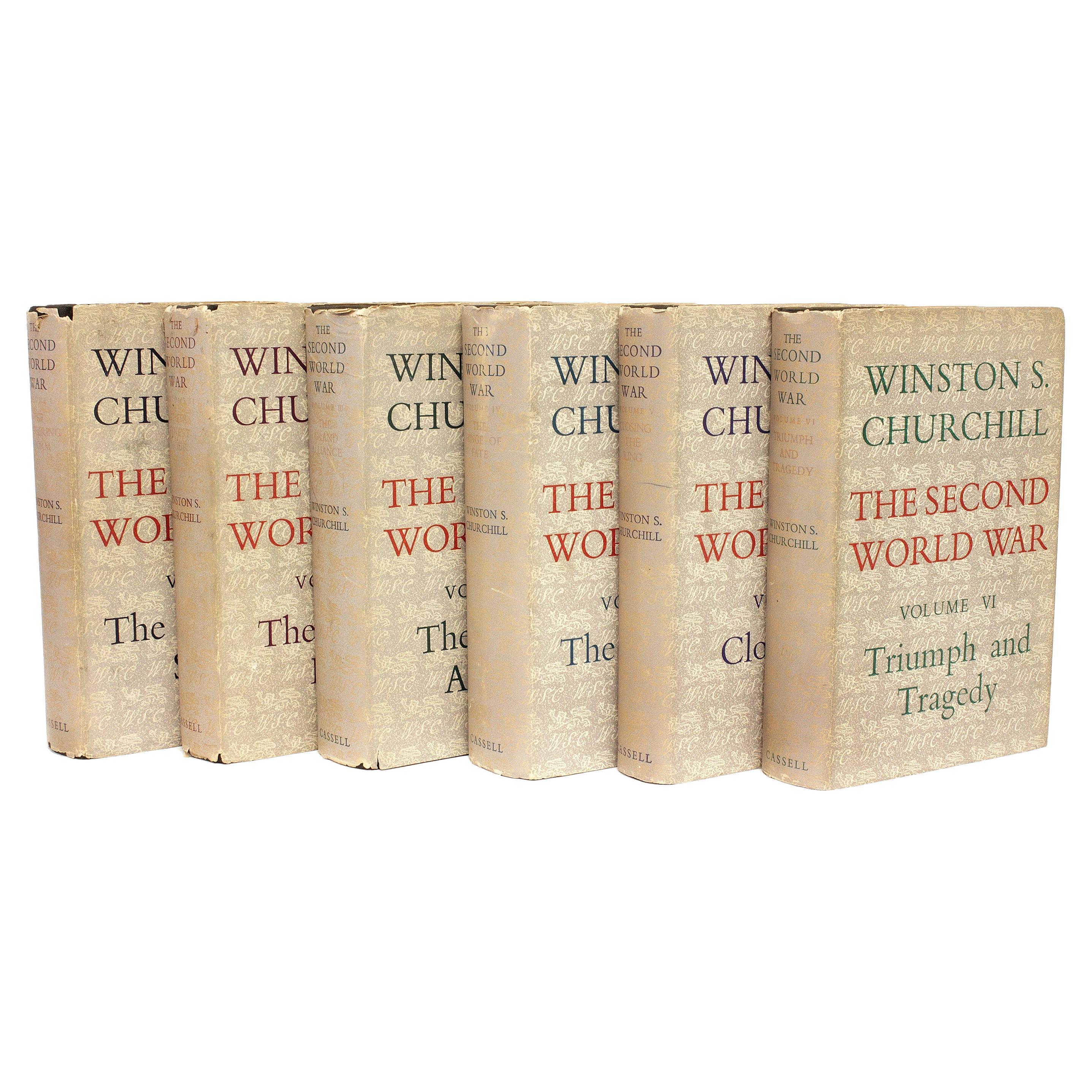 CHURCHILL. The Second World War. ALL FIRST EDITIONS - 6 VOLUMES - WITH THE DJ's For Sale at 1stDibs