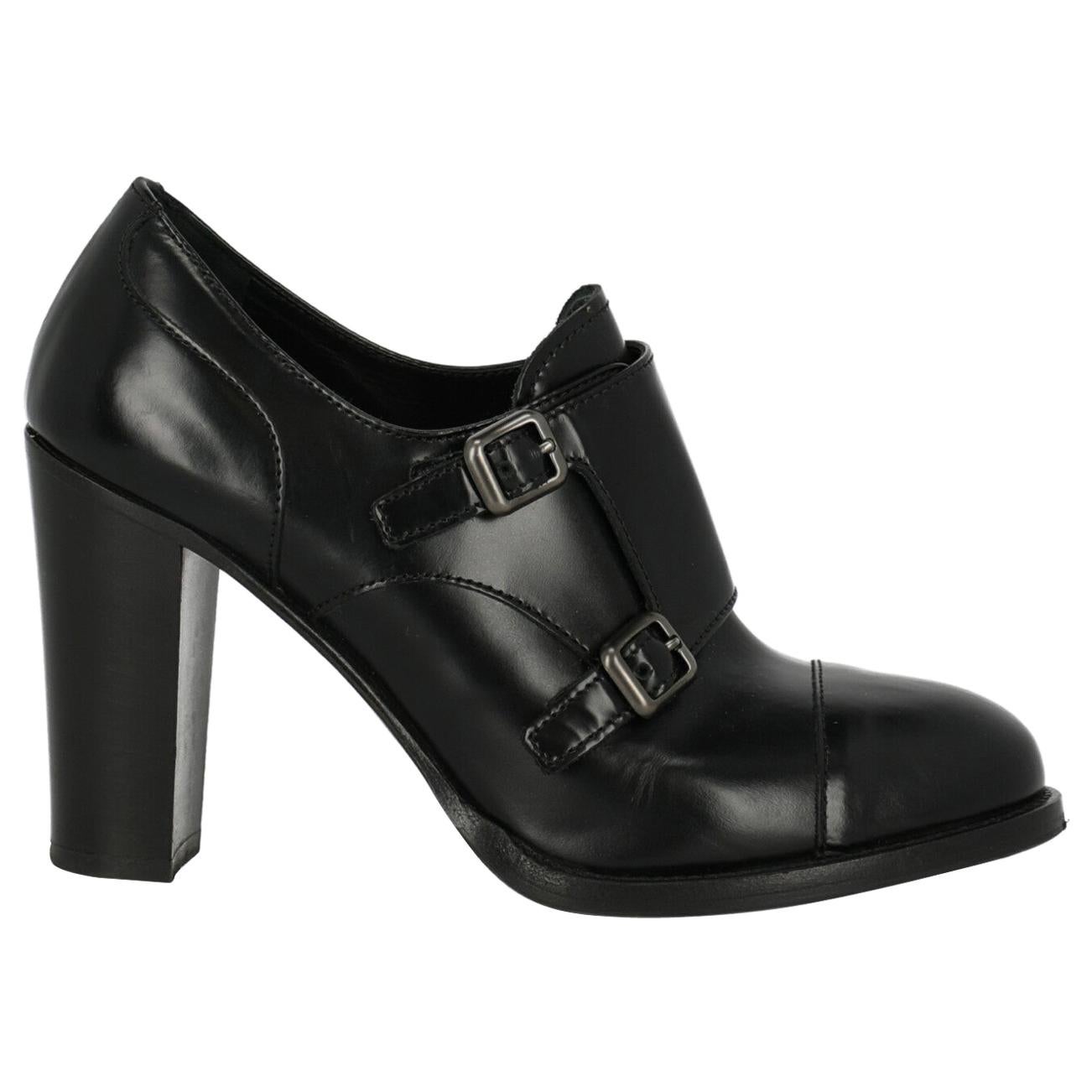 Vintage CHURCH'S Size 9 Black Patent Leather Leather Sole Lace Up Shoes ...