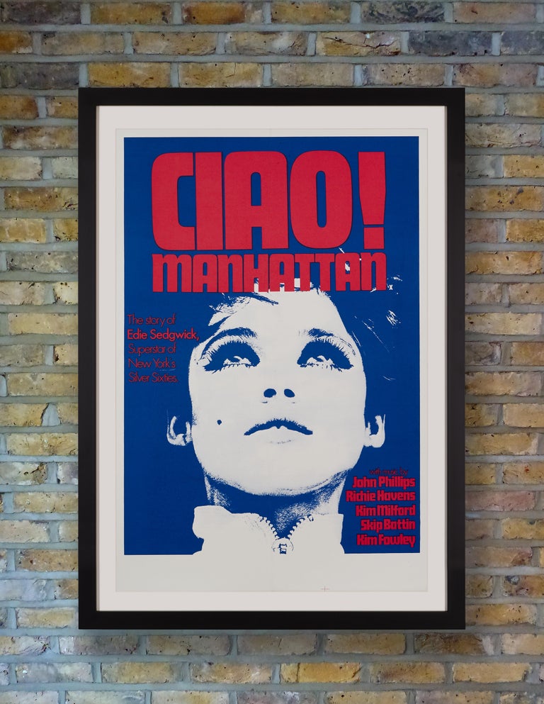Edie Sedgwick 'Ciao! Manhattan' Original Vintage Movie Poster, British ...