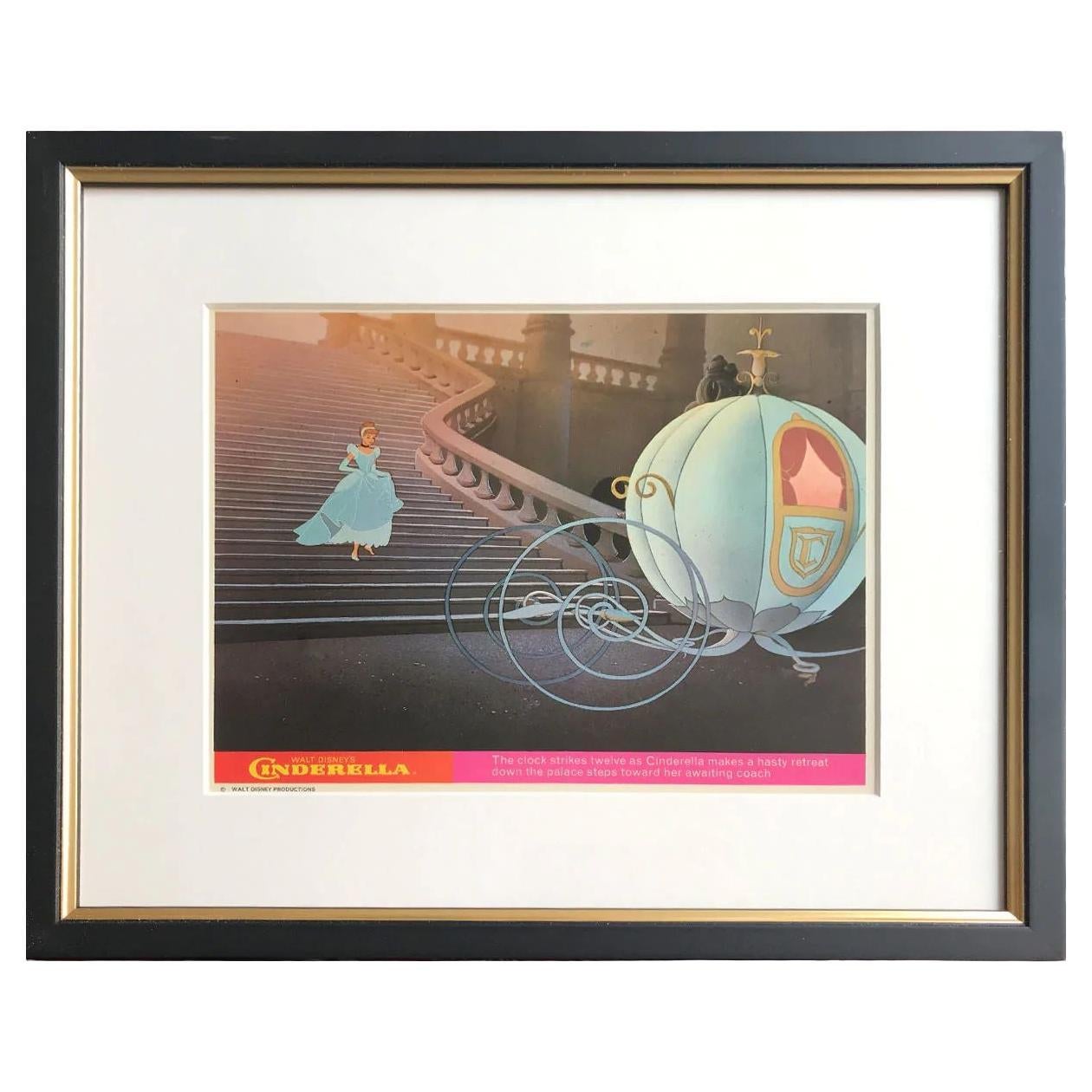 Cinderella, Framed Poster, 1965 R For Sale at 1stDibs
