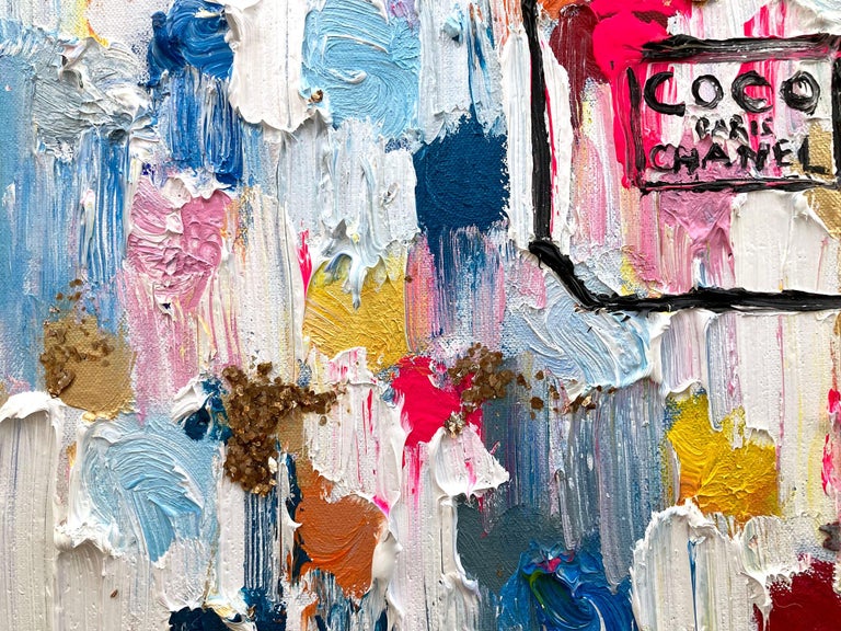 Cindy Shaoul - "Dripping Dots - Coco in Portofino" Pop Art Chanel ...