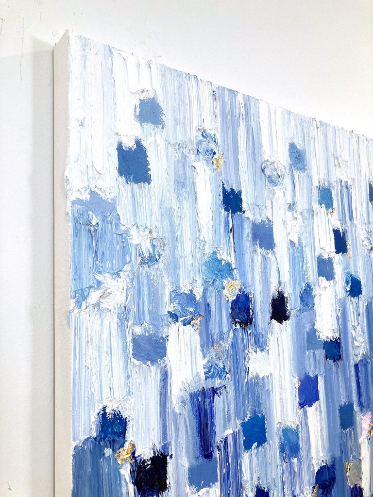 Cindy Shaoul - "Dripping Dots - Gramercy" Colorful Gradient Abstract ...