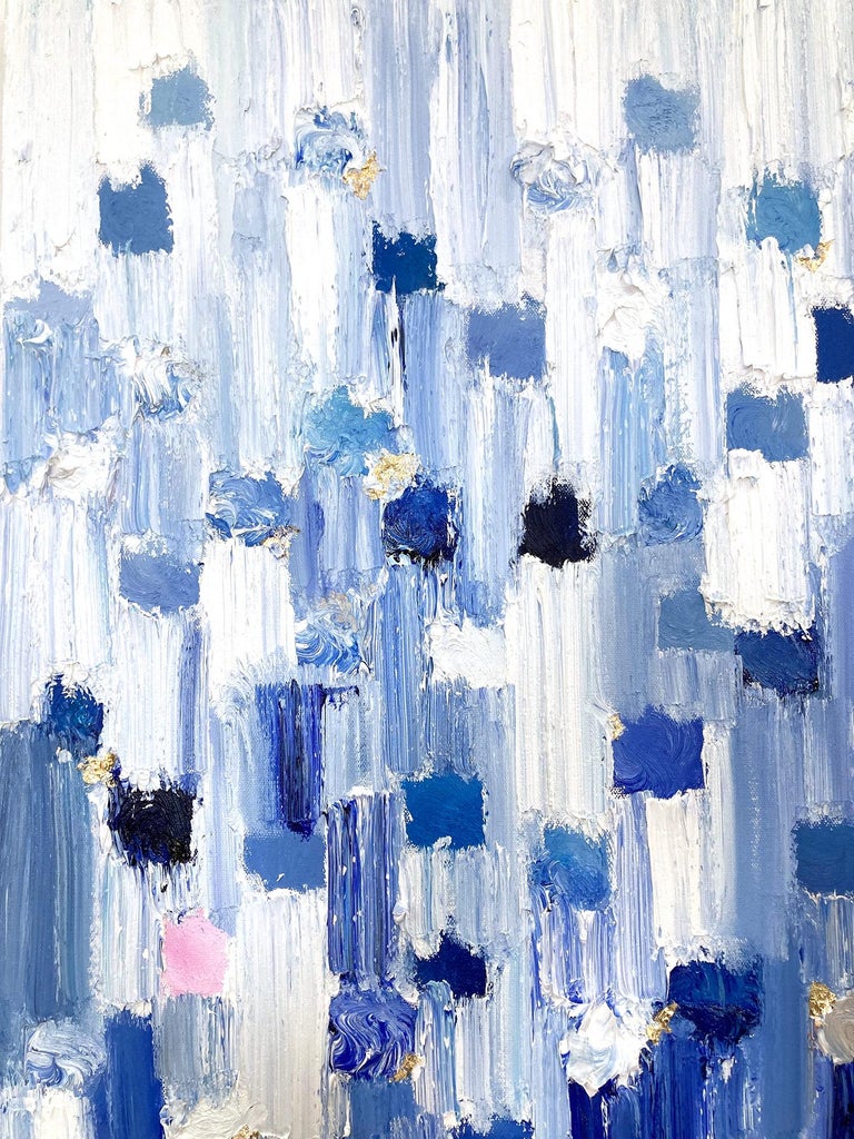 Cindy Shaoul - "Dripping Dots - Gramercy" Colorful Gradient Abstract ...