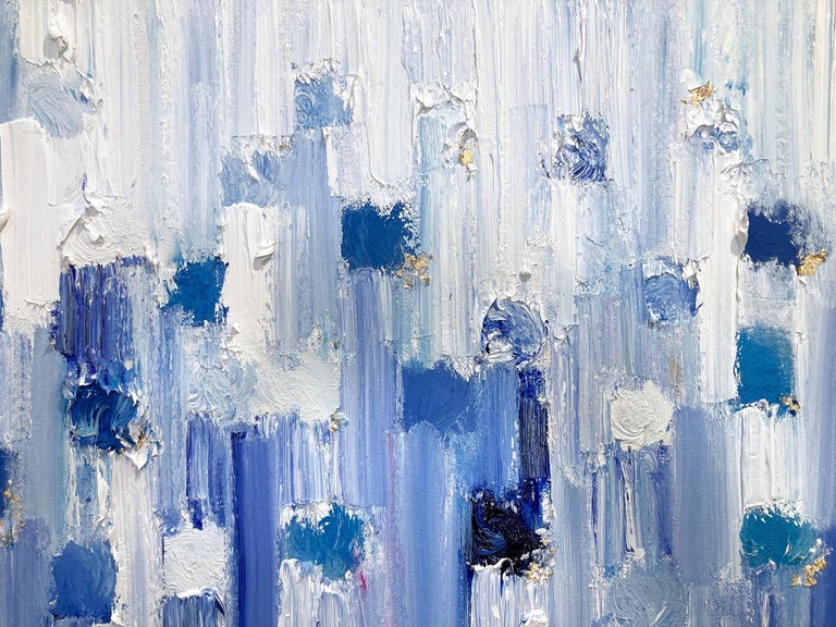 Cindy Shaoul - "Dripping Dots - Gramercy" Colorful Gradient Abstract ...
