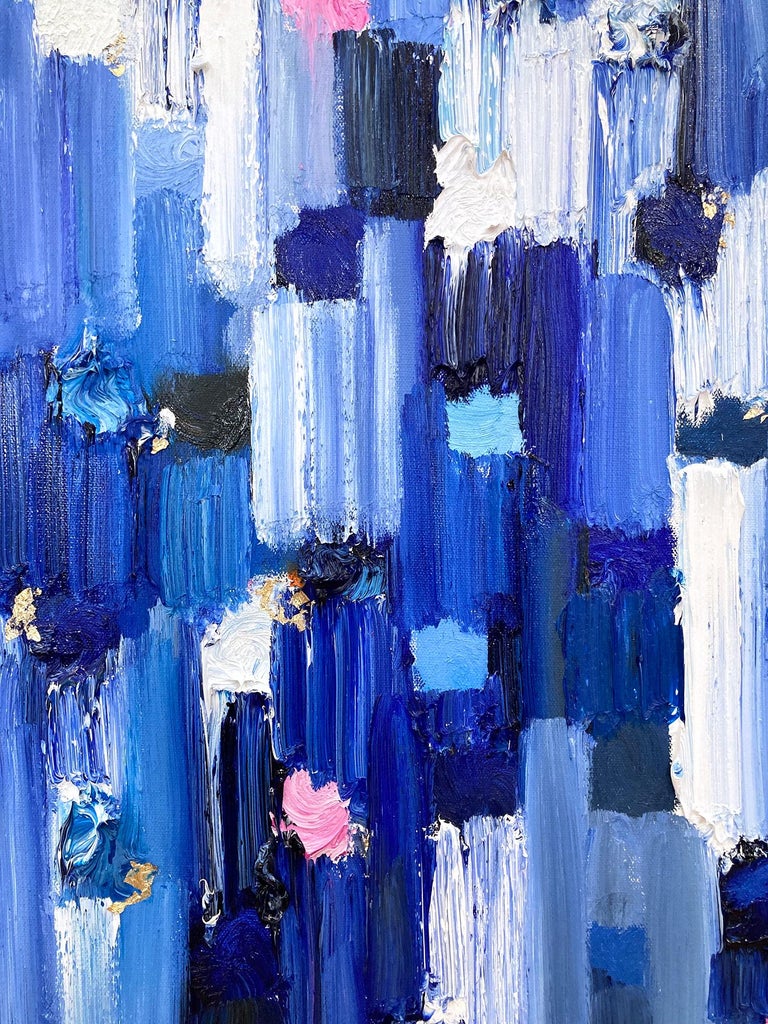 Cindy Shaoul - "Dripping Dots - Gramercy" Colorful Gradient Abstract ...