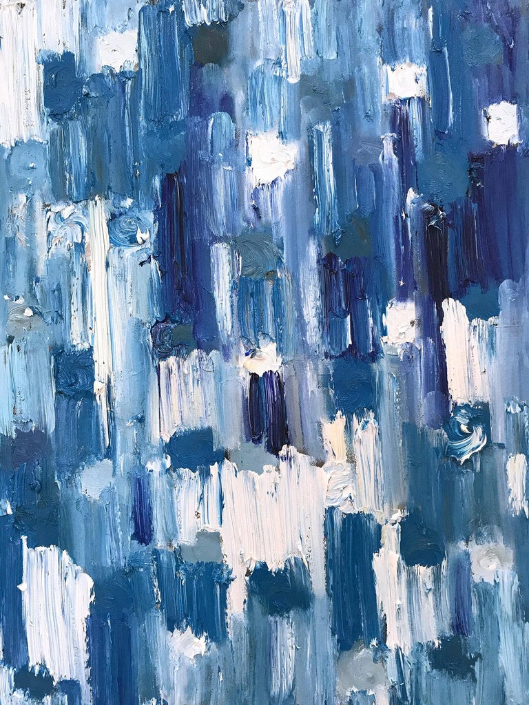 Cindy Shaoul - "Dripping Dots - Júzcar, Spain" Colourful Abstract Oil ...