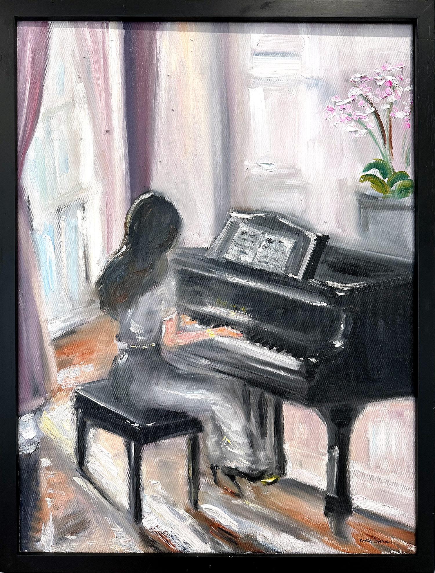 Cindy Shaoul - "Her First Love" Playing Piano at Chateau de Chambo ...