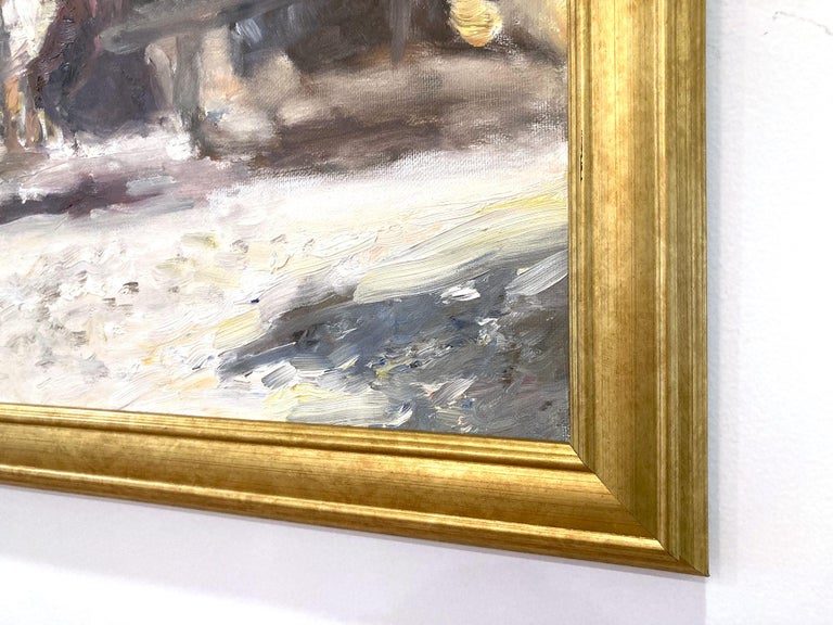 Cindy Shaoul - "Kids on the Beach" Impressionistic Beach Scene in Style ...