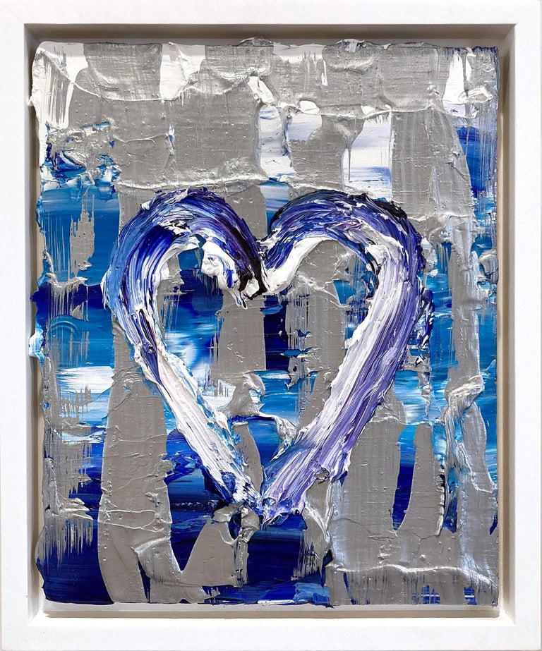 Cindy Shaoul - "My Deep Silver Aqua Heart" Contemporary Pop Oil ...