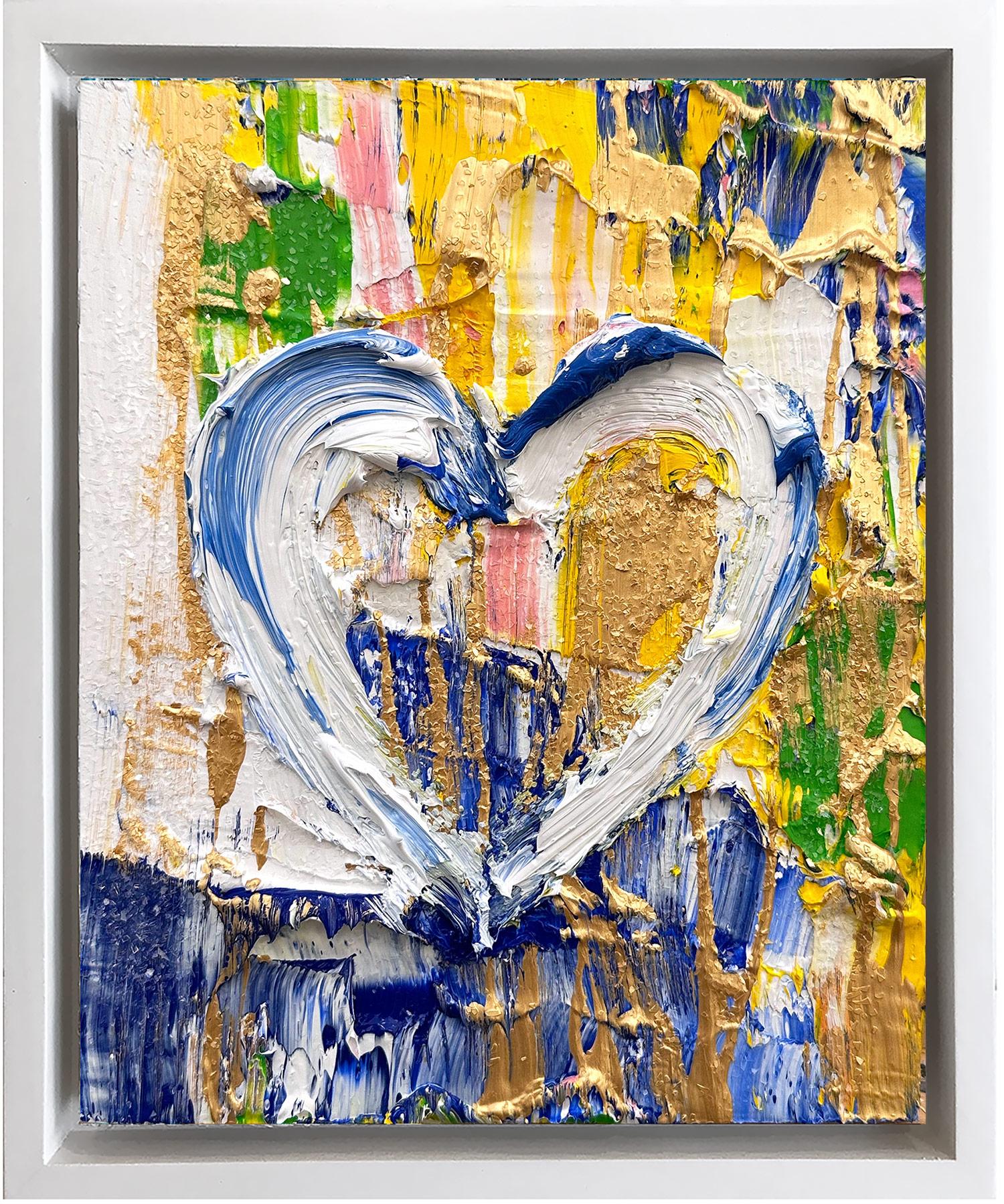 Cindy Shaoul - "My Serendipitous Heart" Contemporary Oil Painting on ...