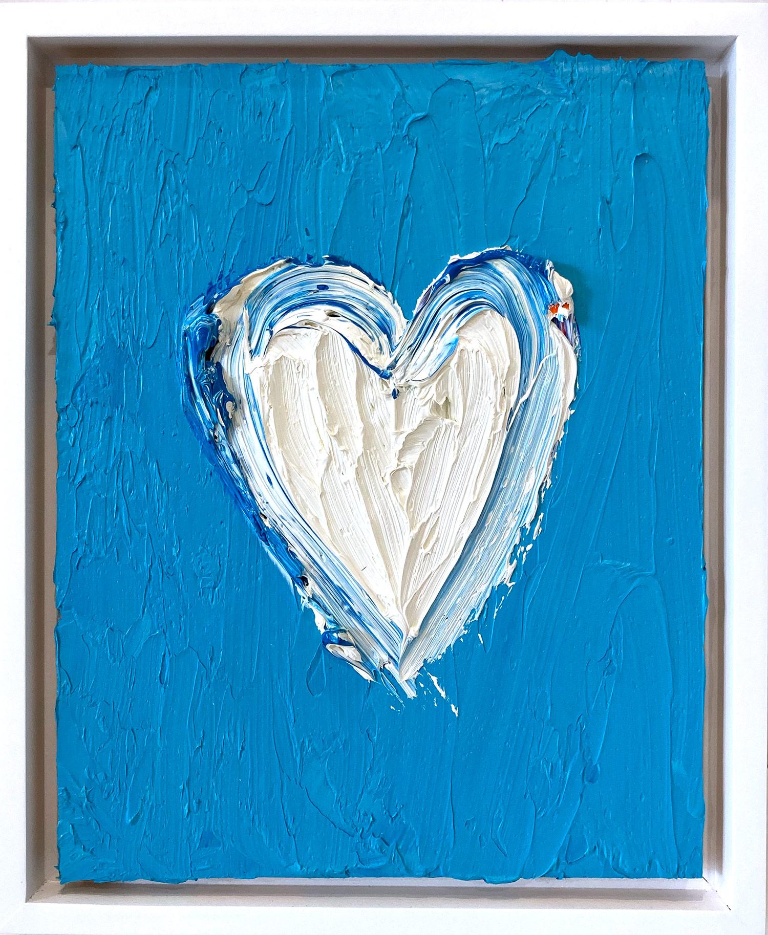 Cindy Shaoul - "My Sparkling Heart " Blue and White Contemporary Pop ...