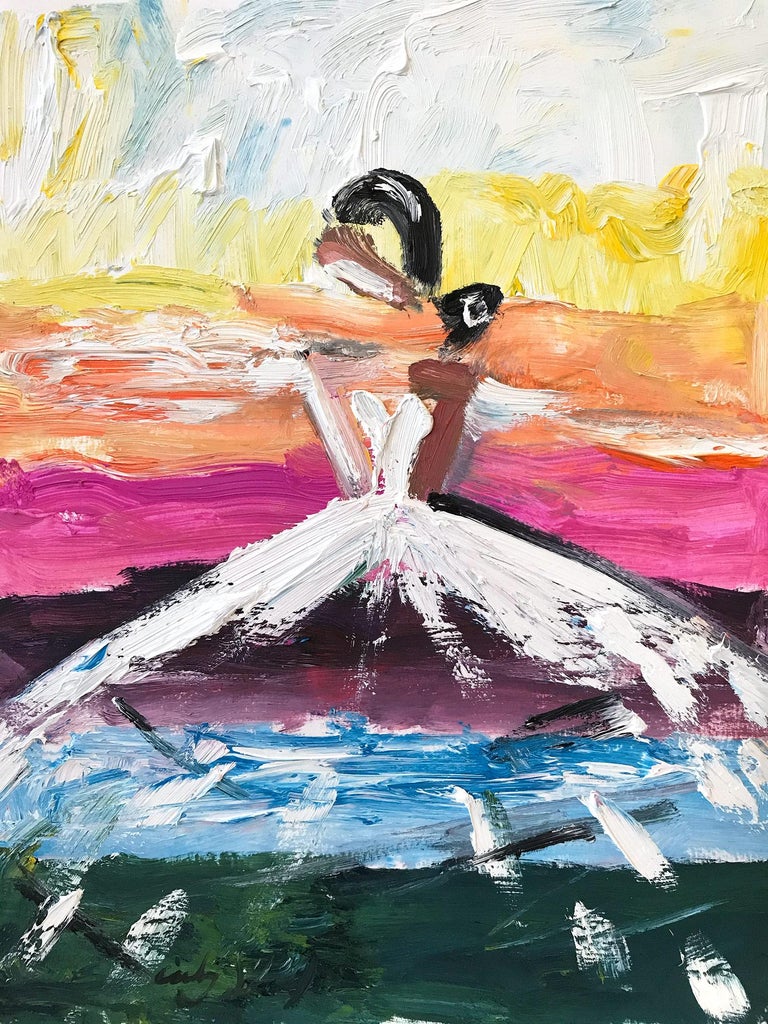 Cindy Shaoul - "Parisian Sunset" Figure in Chanel Gown Haute Couture ...