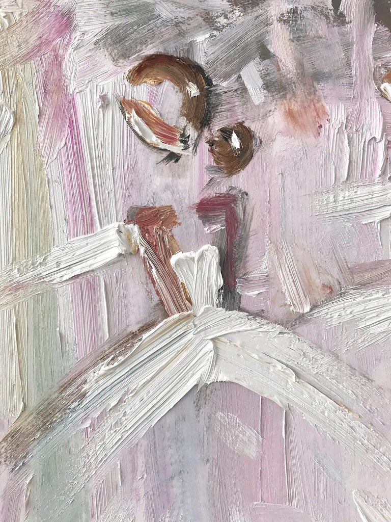 Cindy Shaoul - "Pink Ballerinas" Figures in Chanel Gown Haute Couture ...