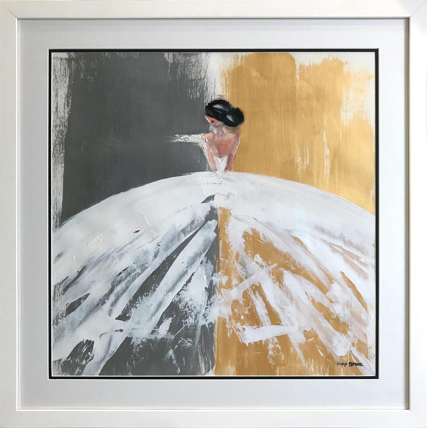 Cindy Shaoul - "Emma" Abstract Figure with Gown French Haute Couture ...