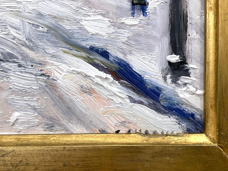 Cindy Shaoul - "Snow by Washington Square Park" Impressionist Oil ...