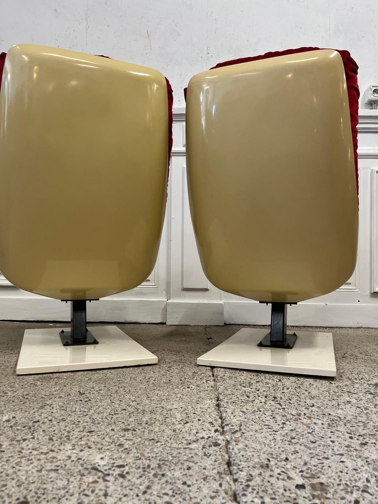 Cinema Seats in Polyester Shell, 1970s For Sale at 1stDibs