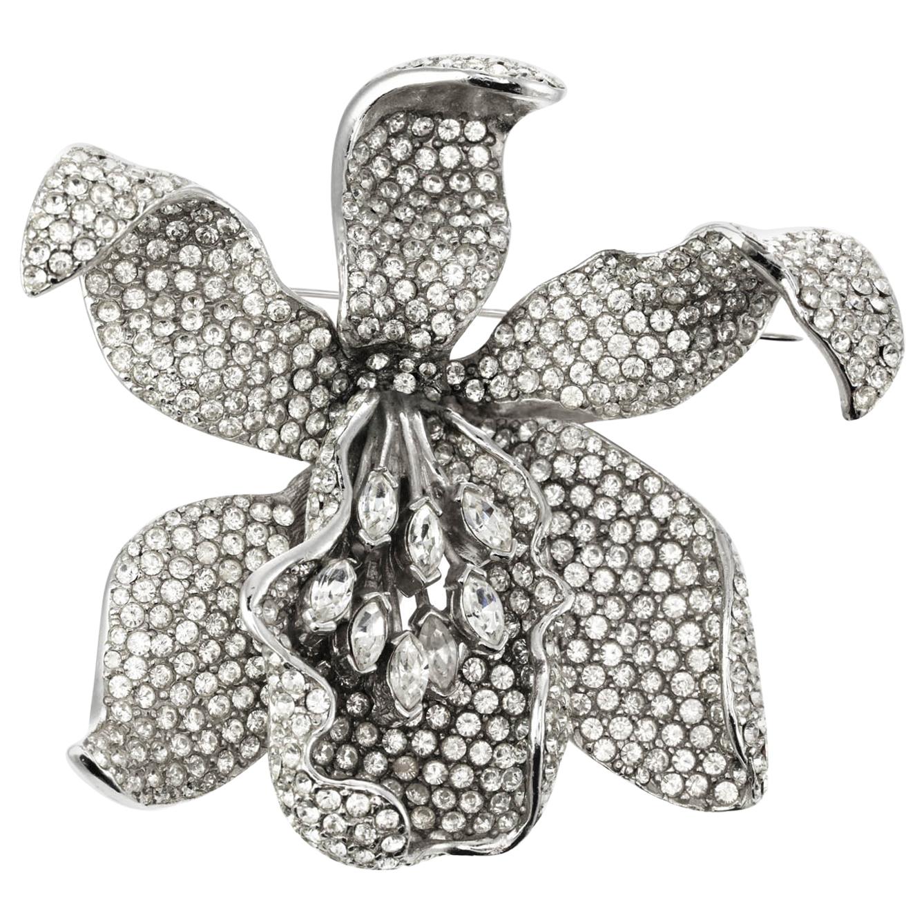 Ciner Enamel Pierrot brooch at 1stDibs