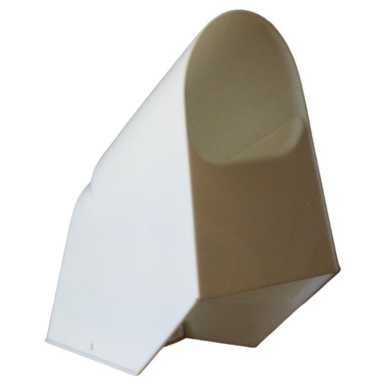 Cini Boeri, "Lucetta" Table Lamp, White Plastic Stilnovo, Italy, 1973 ...