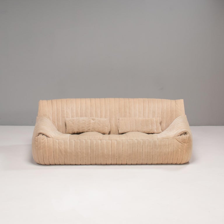 Cinna Ligne Roset Beige Sandra Living Room Set of Four by Annie ...