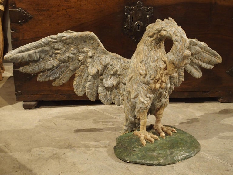 Carved and Polychrome Wooden Pelican Sculpture from Tuscany, circa 1700 ...