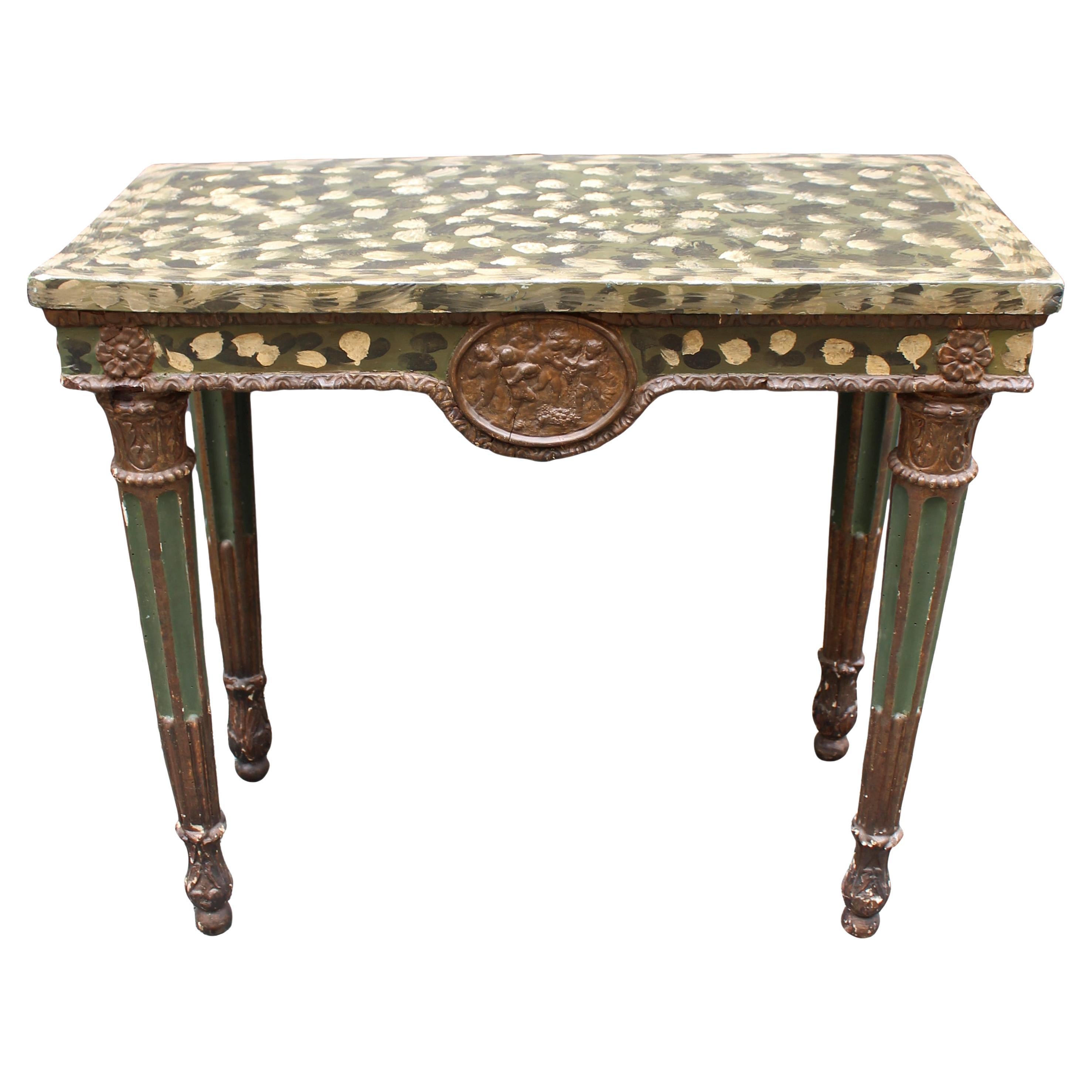 Circa 1810 Empire Period French Marble Top Console Table For Sale at ...