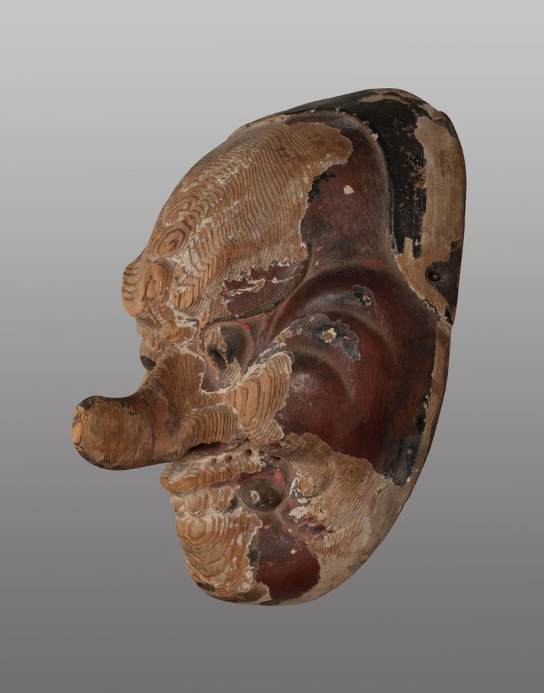 Japanese Court Dance Mask / Bugaku, circa 1800 at 1stDibs