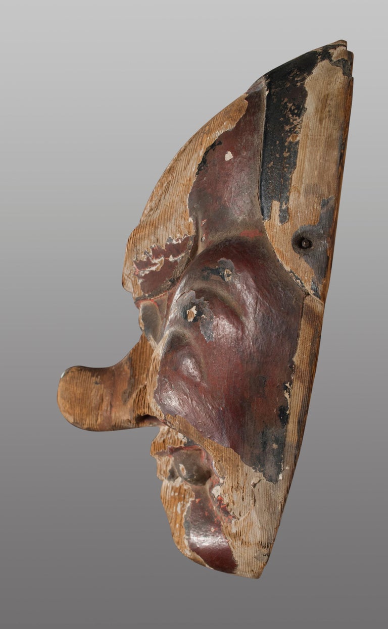 Japanese Court Dance Mask / Bugaku, circa 1800 at 1stDibs
