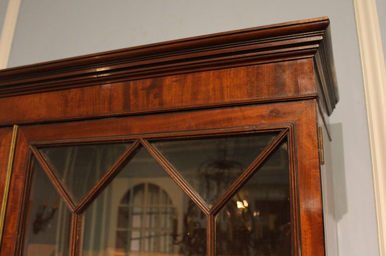 circa 1800 Secretarie Bookcase, English, George III For Sale at 1stDibs