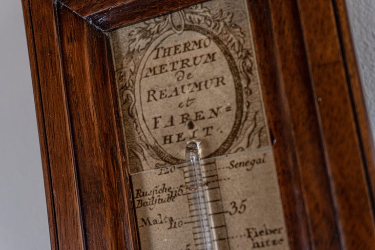 Circa 1800 Swedish Gustavian Mahogany Barometer by Iohannes Lerra For ...