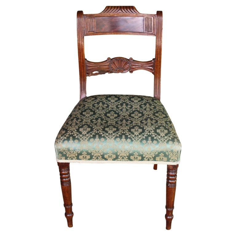 Circa 1805-15 Regency English Mahogany Side Chair at 1stDibs