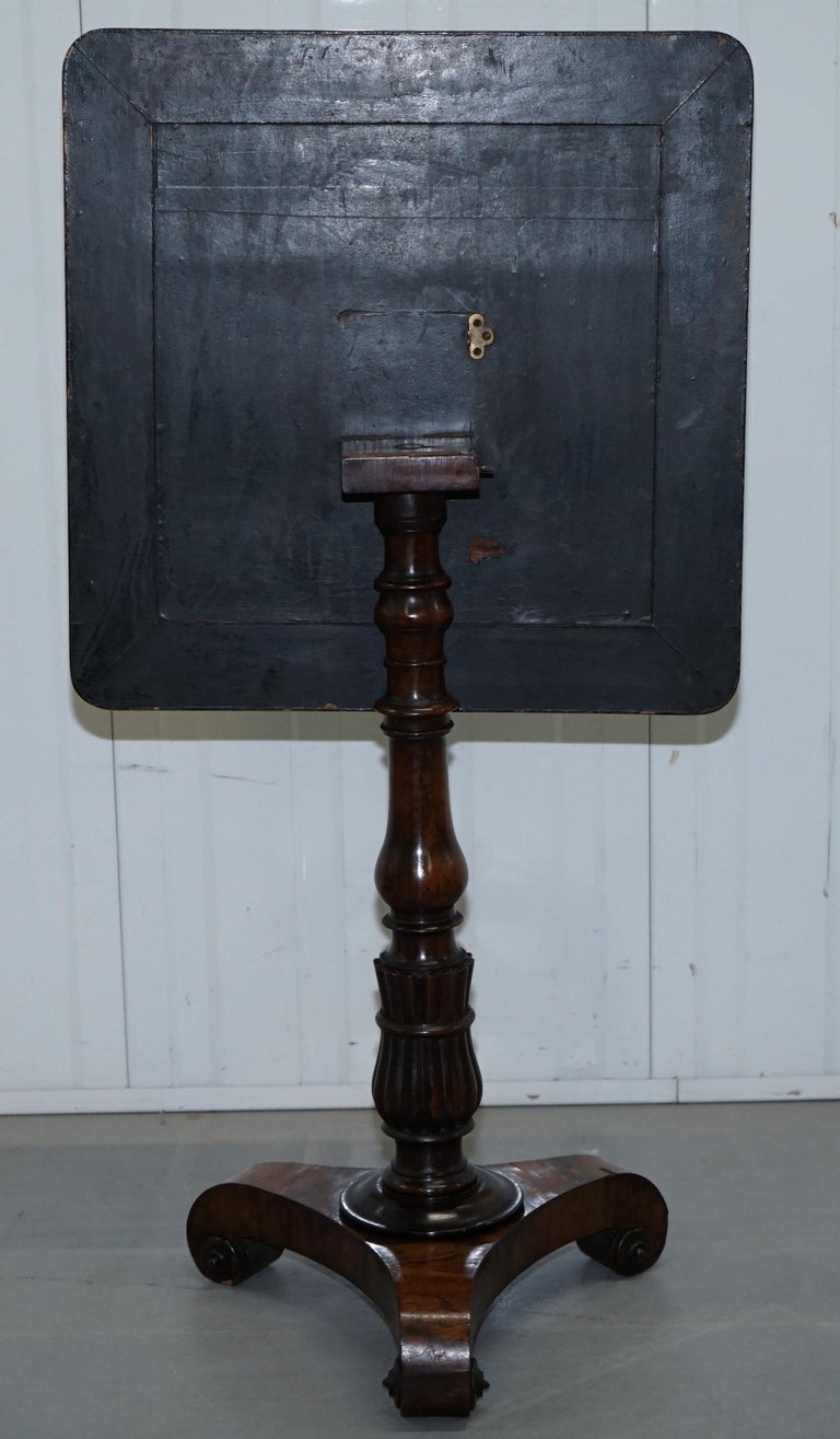 Chinese Chinoiserie George IV Rare Wood Games Table Chess Tilt Top ...