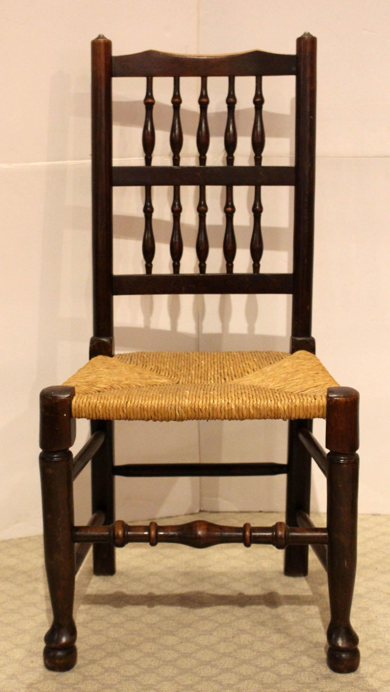 Circa 1830 Set of 8 English Country Dining Chairs For Sale at 1stDibs