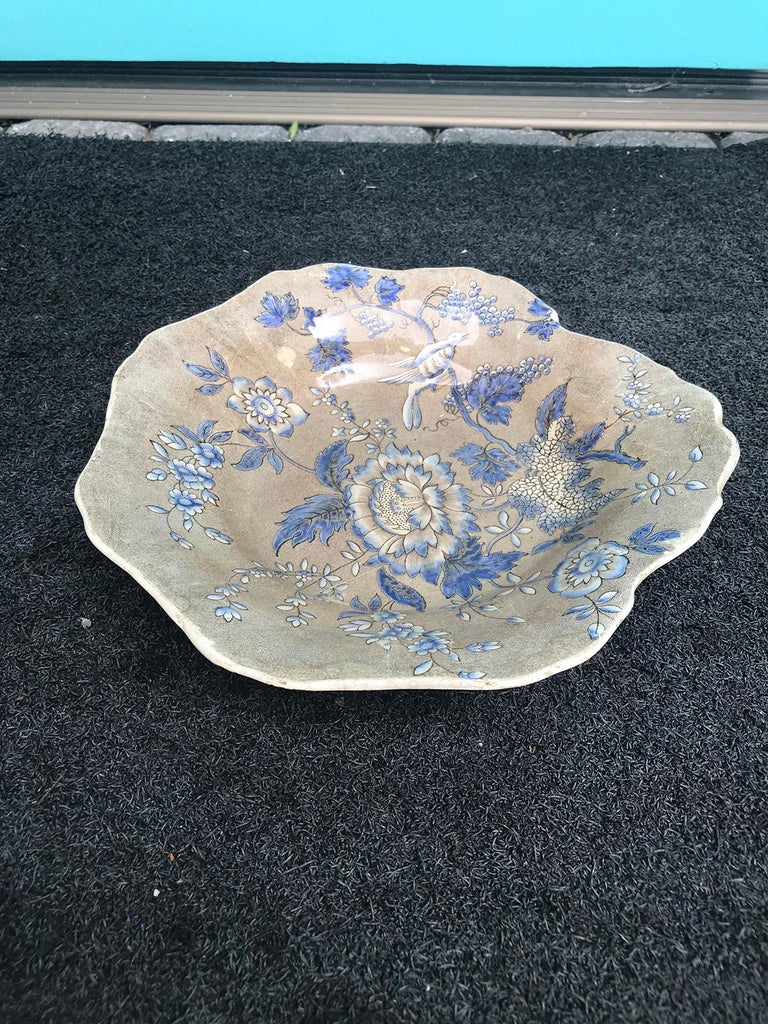 English Spode Copeland and Garrett Plate, Marked, Rare Pattern, circa ...