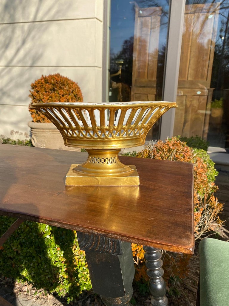 Old Paris Type Porcelain Cachepot with Marks for Meissen, Circa 1830s ...