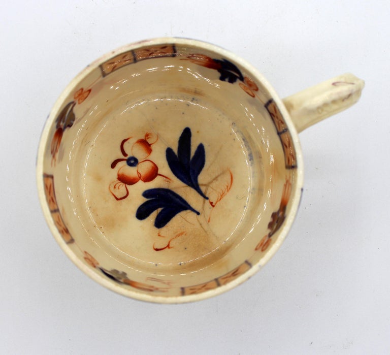 Circa 1840s Gaudy Welsh Porcelain Tankard For Sale at 1stDibs