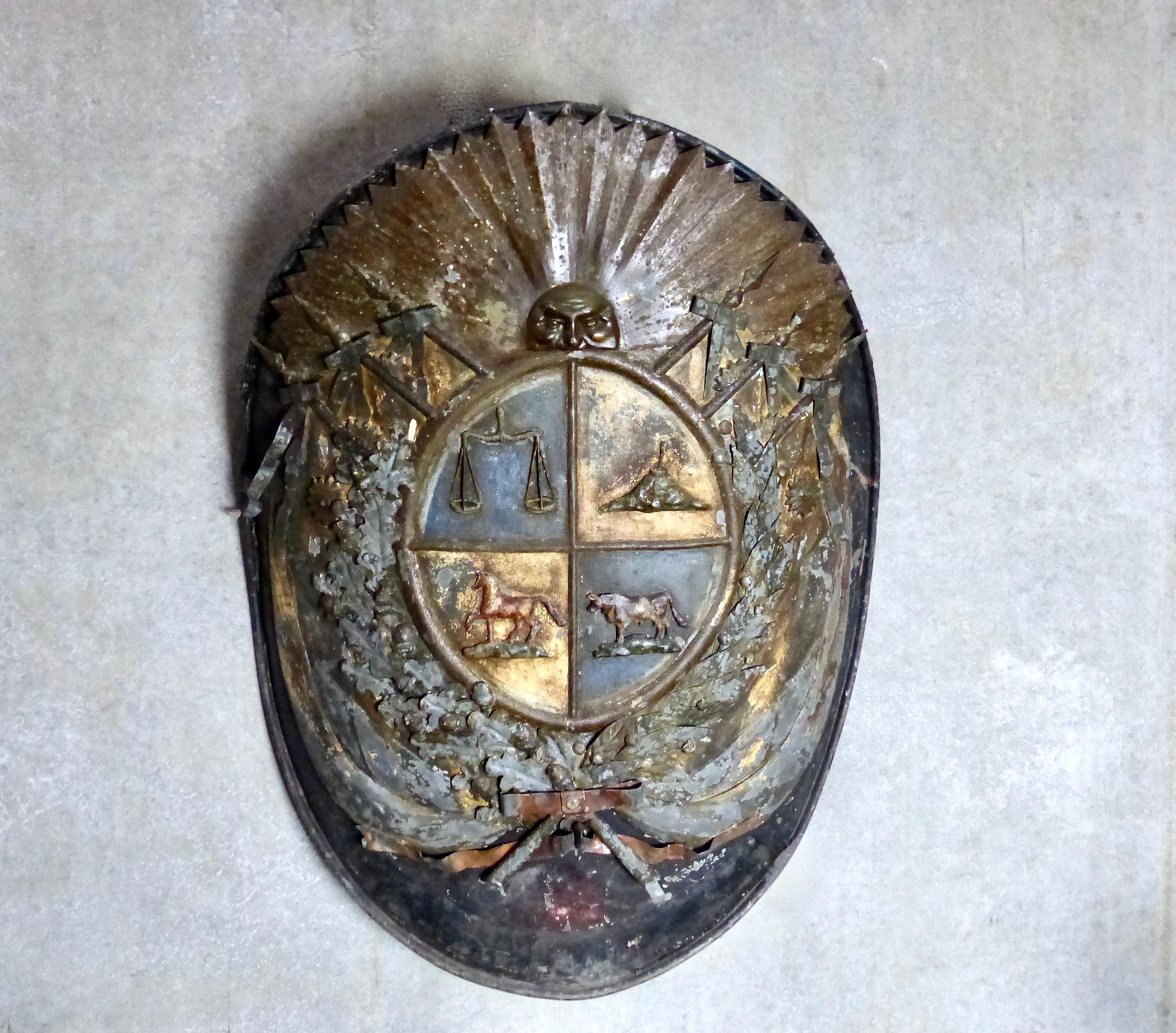 Metal Shield/Crest, circa 1850 at 1stDibs