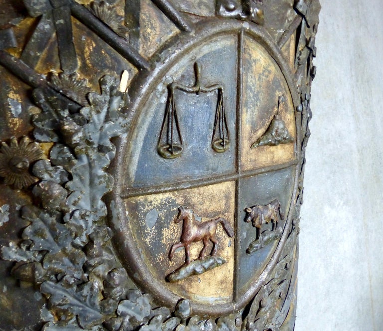 Metal Shield/Crest, circa 1850 at 1stDibs