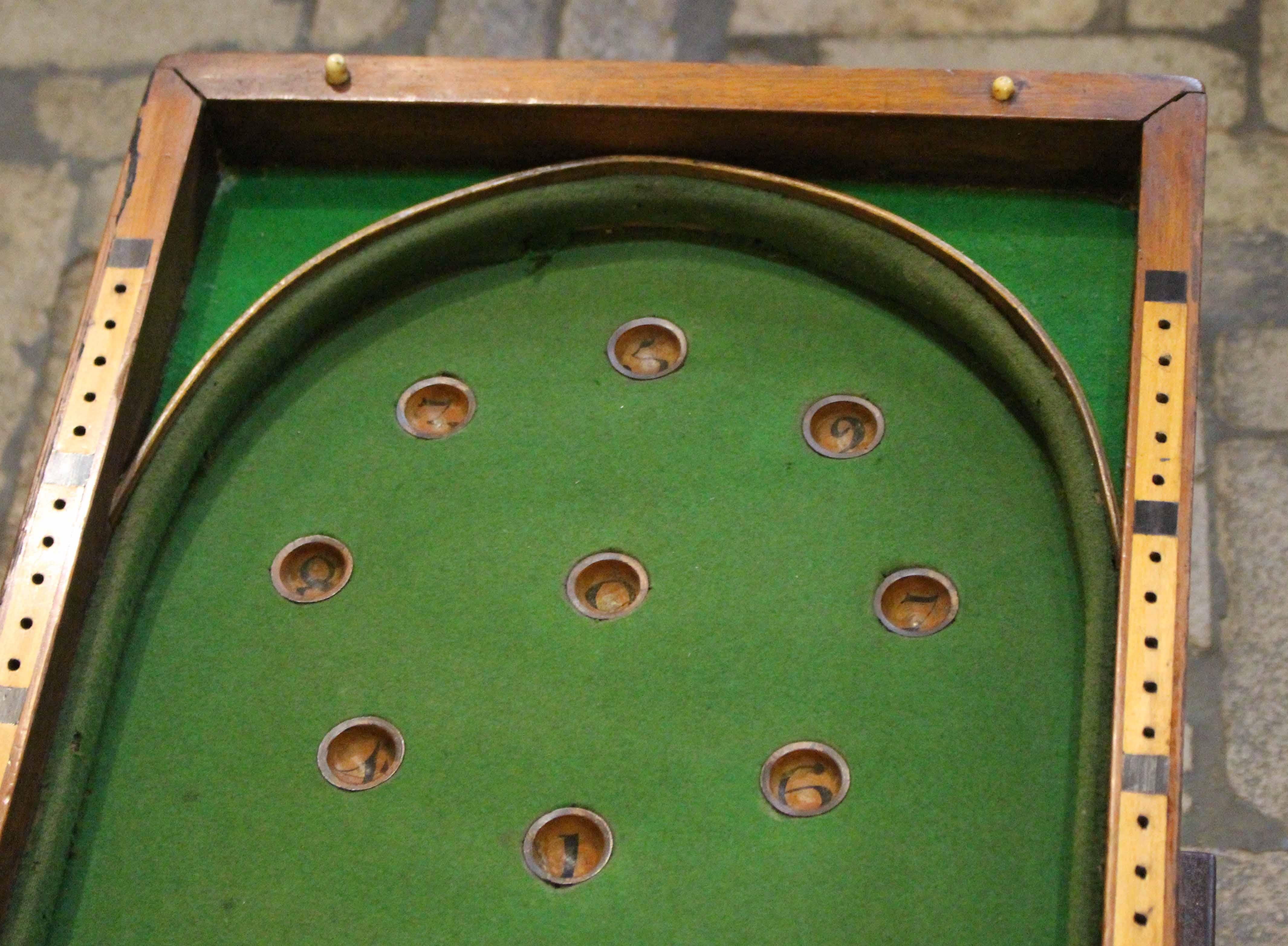 circa 1860 English Miniature Bagatelle Game at 1stDibs