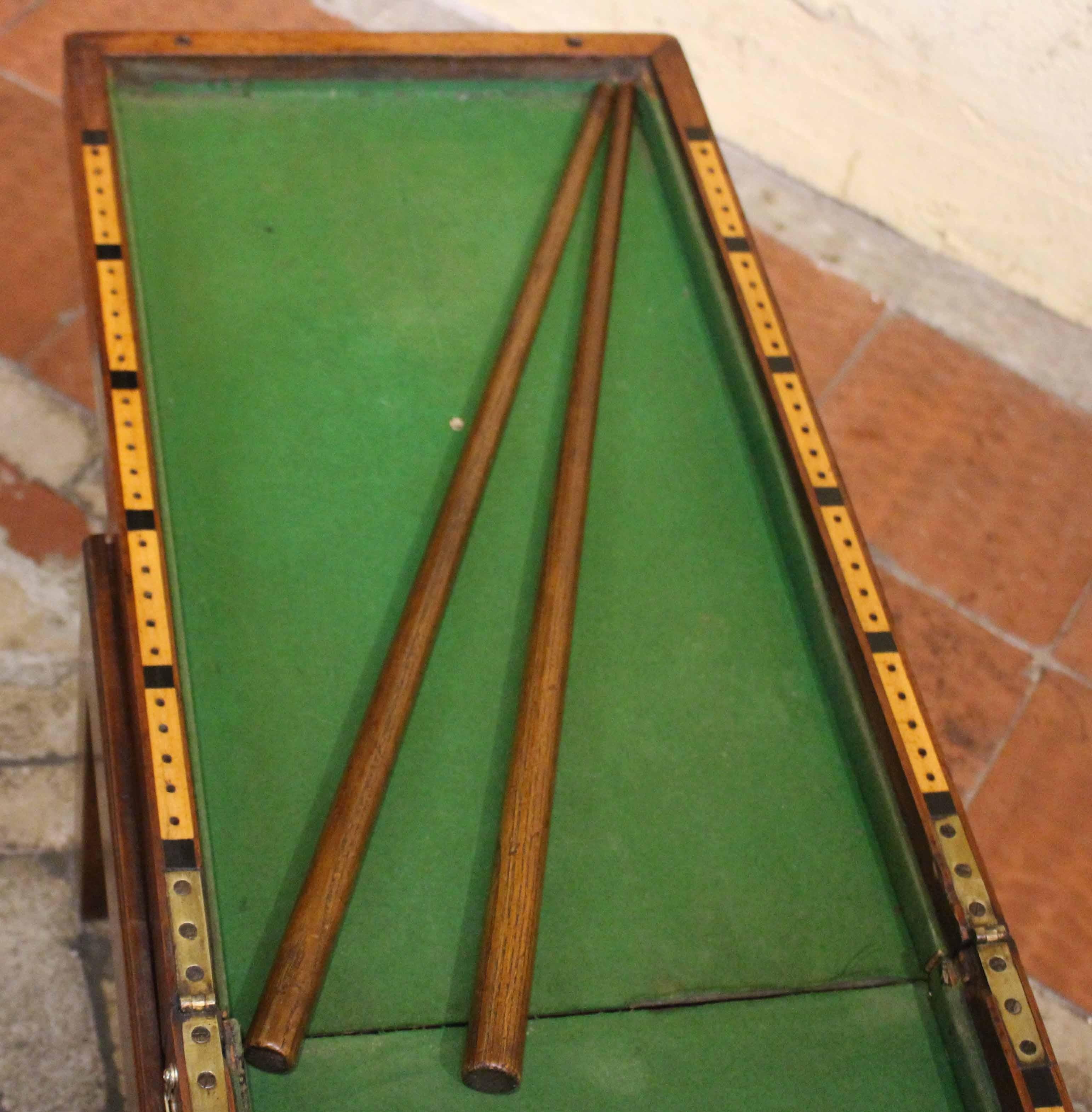 circa 1860 English Miniature Bagatelle Game at 1stDibs